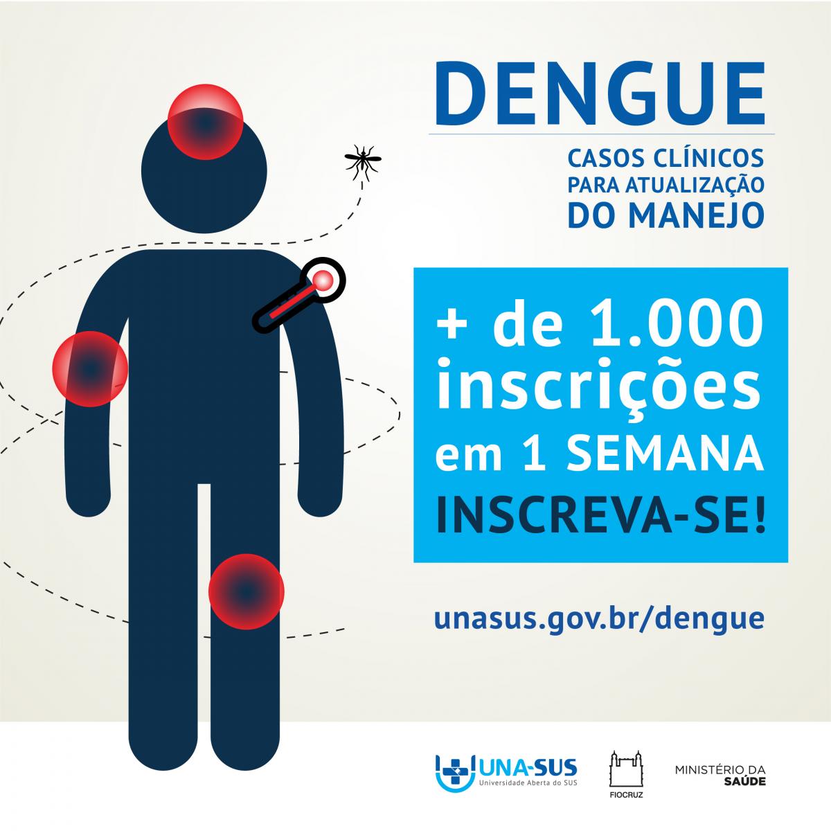 Mais de mil profissionais já se inscreveram no novo curso da Dengue ...