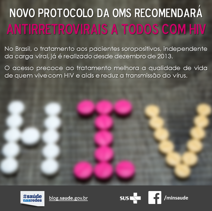 OMS vai recomendar antirretrovirais a todos com HIV - Notícia - UNA-SUS
